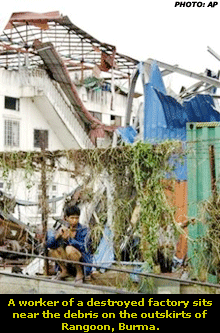 Cyclone Mala Killed Four and Injured Several in Burma